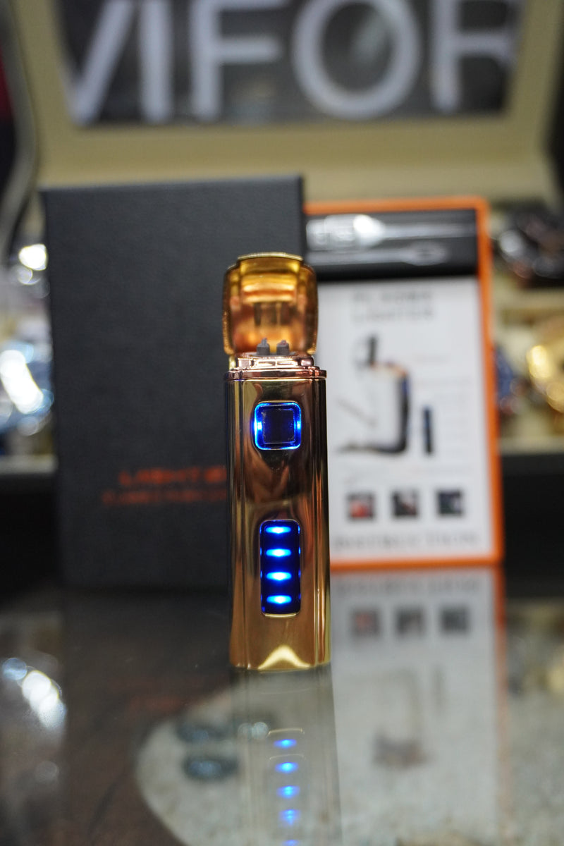 Encendedor Electronico 2 EN 1 Gold – J&TPERUIMPORT